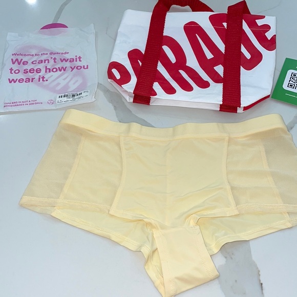 Parade | Intimates & Sleepwear | Nwts Parade Boyshort Satin Mesh Panty ...